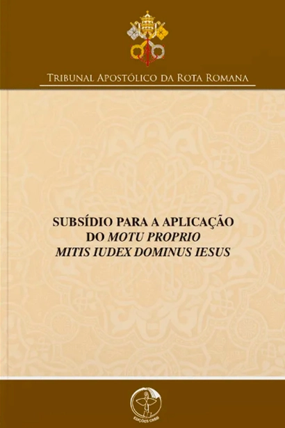 Subsídio para aplicação do MOTU PROPRIO MITIS IUDEX | Loja Oficial ...